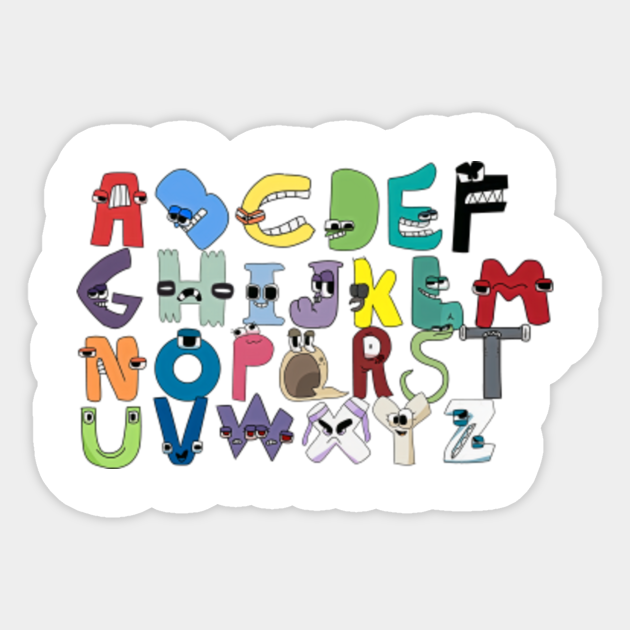 Emotion Letter A Z Alphabet Lore Alphabet Letters Sticker Teepublic